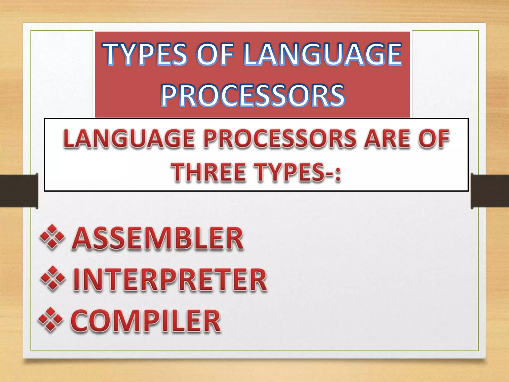 Language processors class 3-10 | PPT