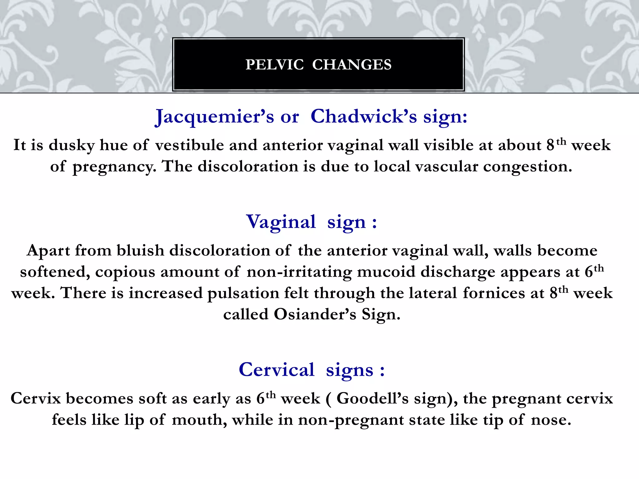 Sign and symptoms of pregnancy & Minor Ailments during pregnancy | PPTX