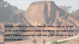 Facts about Bihar | PPTX