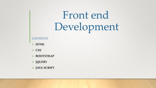 Abhilash front end ppt.pdf