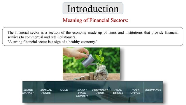 FINANCIAL SECTORS PRESENTATION | PPTX