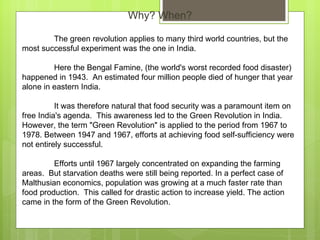 Green Revolution | PPT