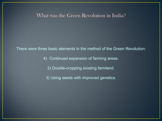 Green Revolution | PPT