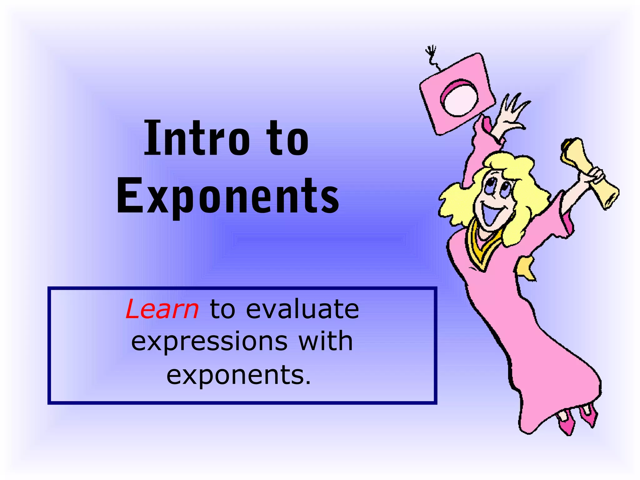 exponents and power | PPT
