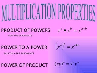 exponents and power | PPT