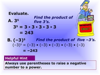 exponents and power | PPT