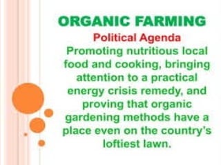 Organic farming presentation for college | PPT