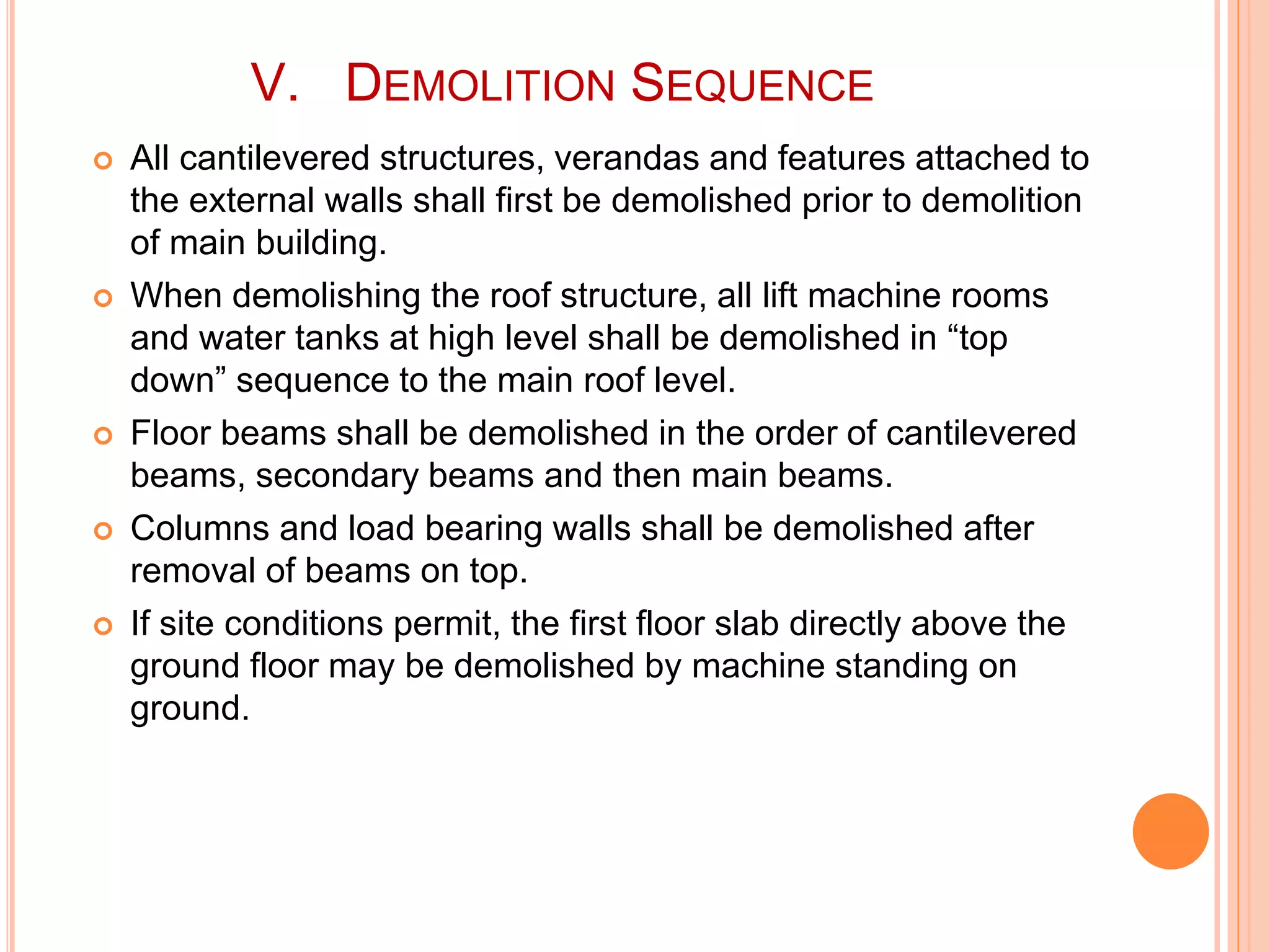 DEMOLITION OF STRUCTURE BY ABHINAV RAWAT | PPTX