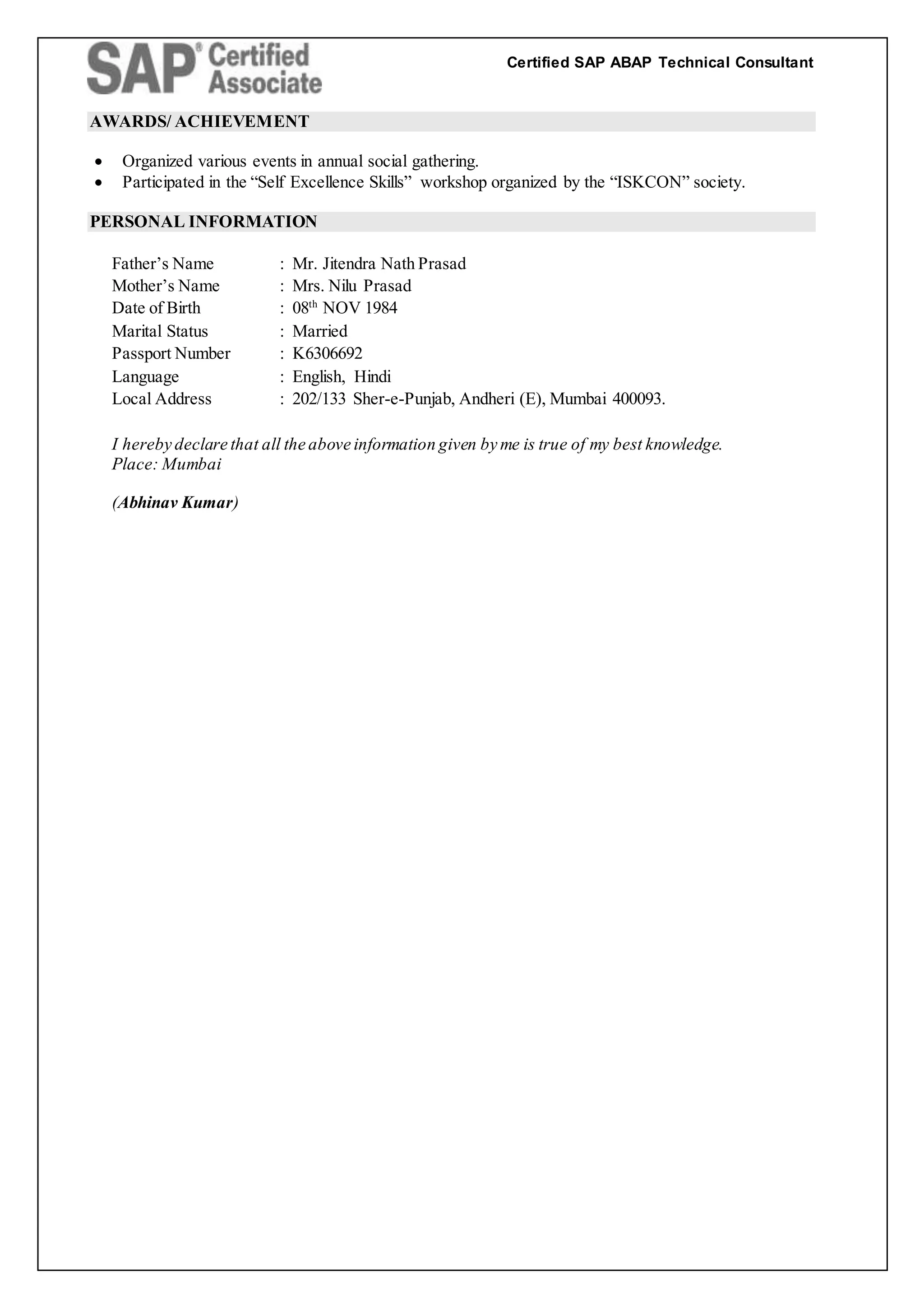 Abhinav_Kumar_ABAP_4 yes | DOCX