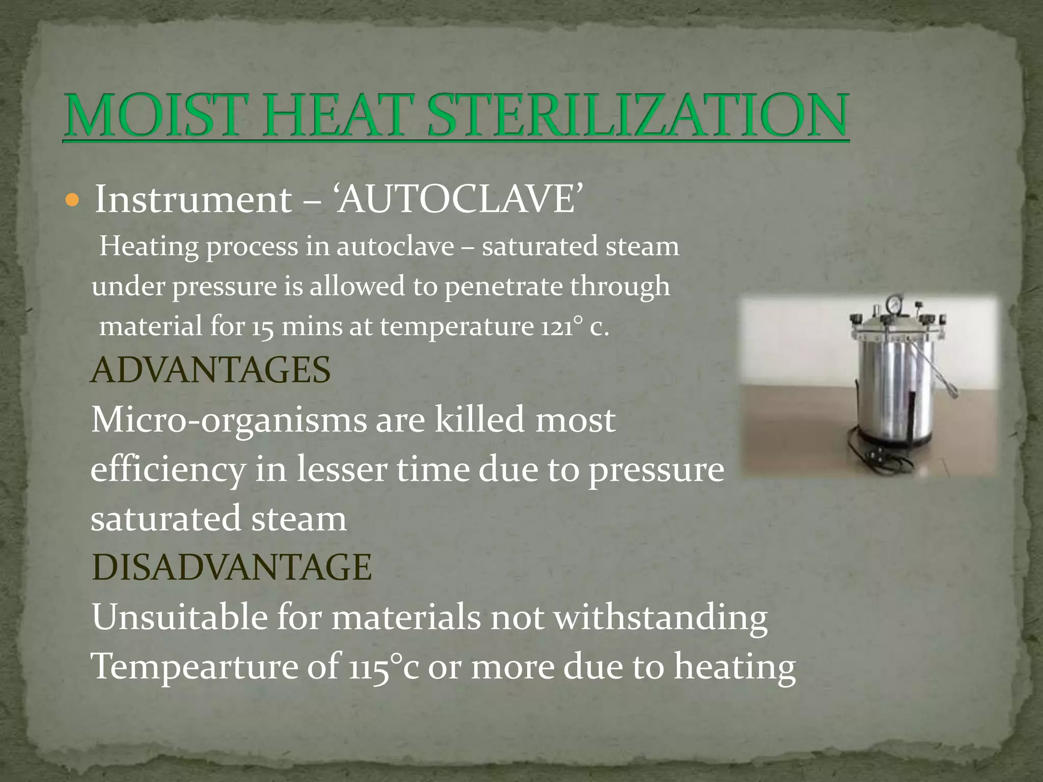sterilization | PPTX