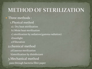 sterilization | PPTX