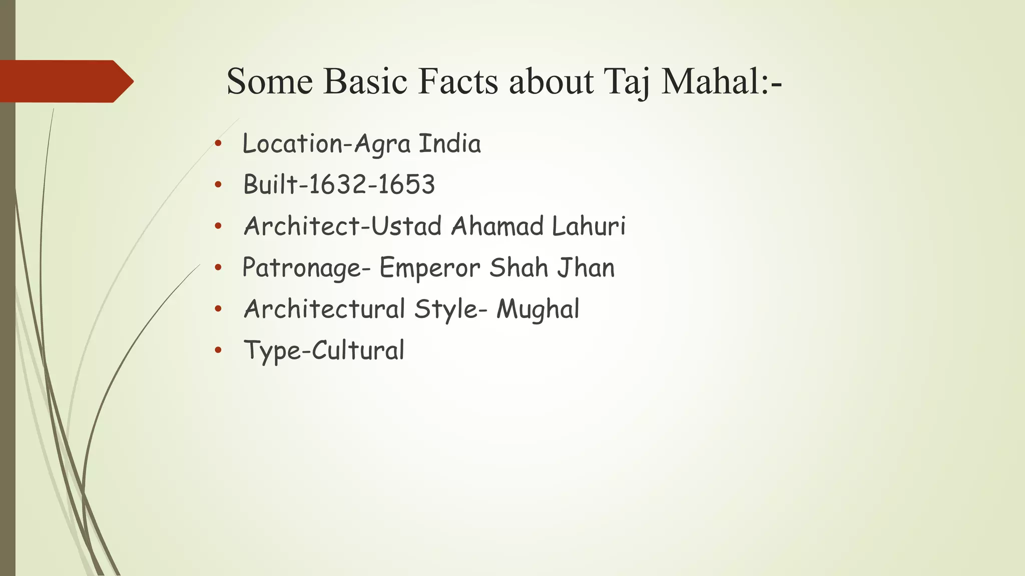 Taj Mahal. | PPTX