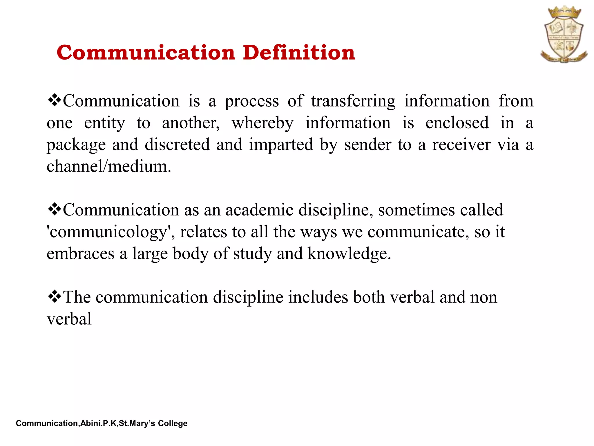 Communication In English | PPTX