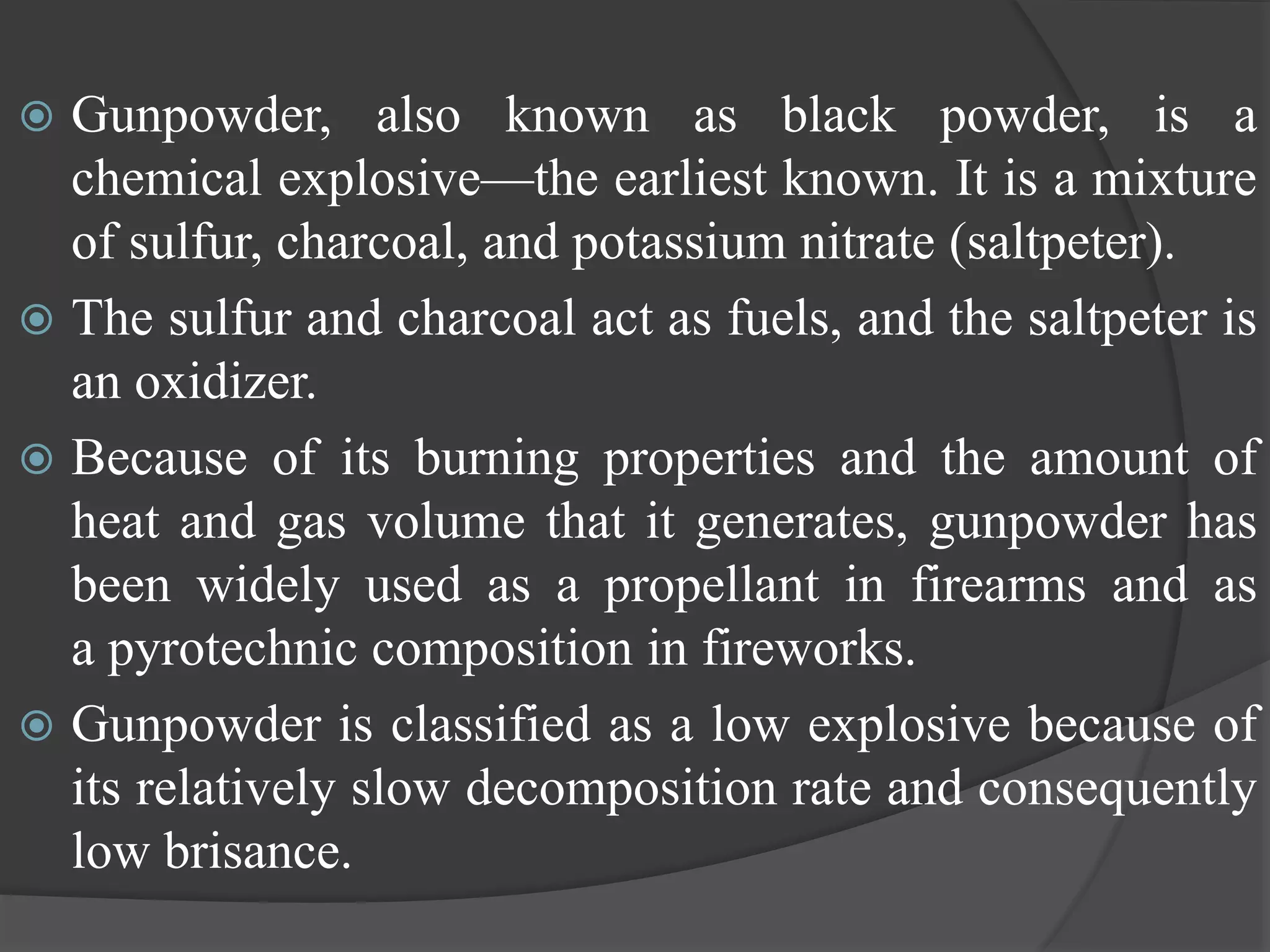 explosives | PPTX