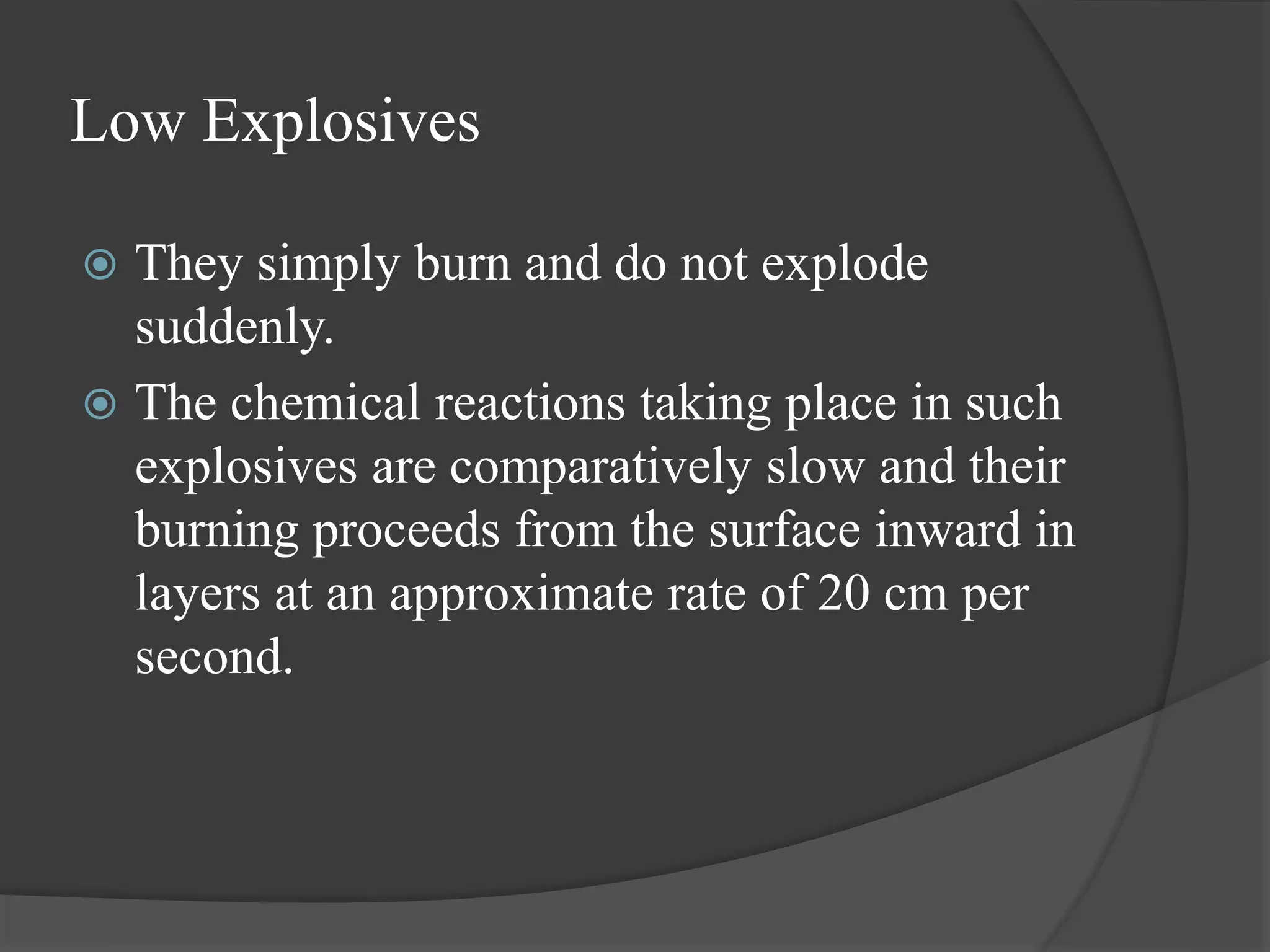 explosives | PPTX