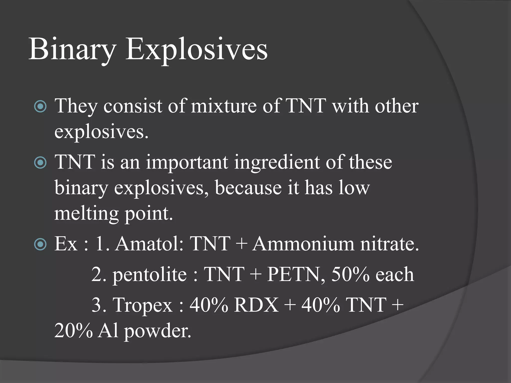 explosives | PPTX