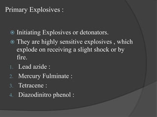 explosives | PPT