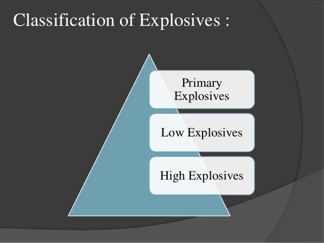 explosives