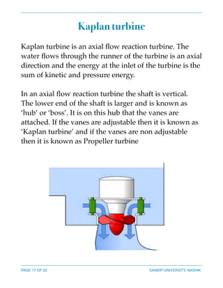 PRESENTATION ON HYDRAULIC TURBINE | PDF
