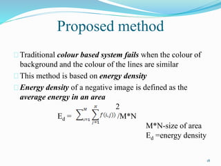 linear feature extraction from topographic maps using energy density and shear transform | PPTX
