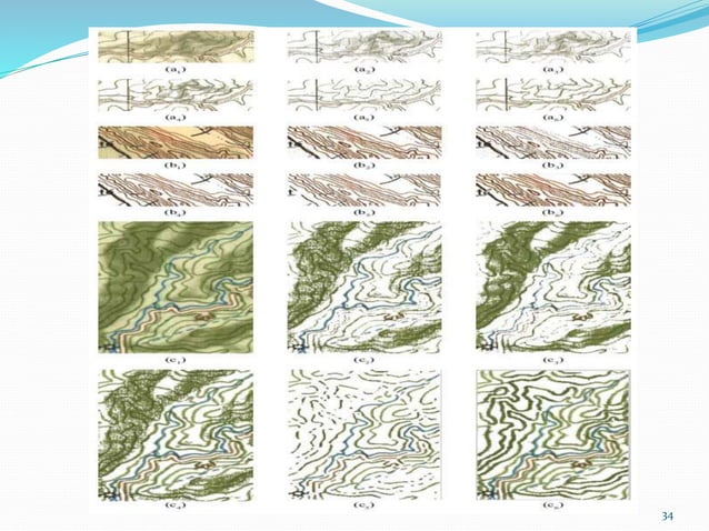 Linear Feature Extraction From Topographic Maps Using Energy Density