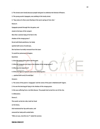 Abhisar by Rabindranath Tagore Notes for Better Learning | PDF