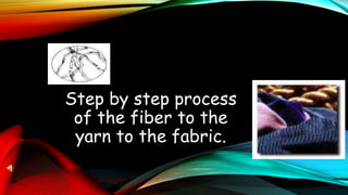 FIBRE TO FABRIC | PPTX