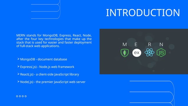 Seminar report based on Mern stack web technology | PPTX