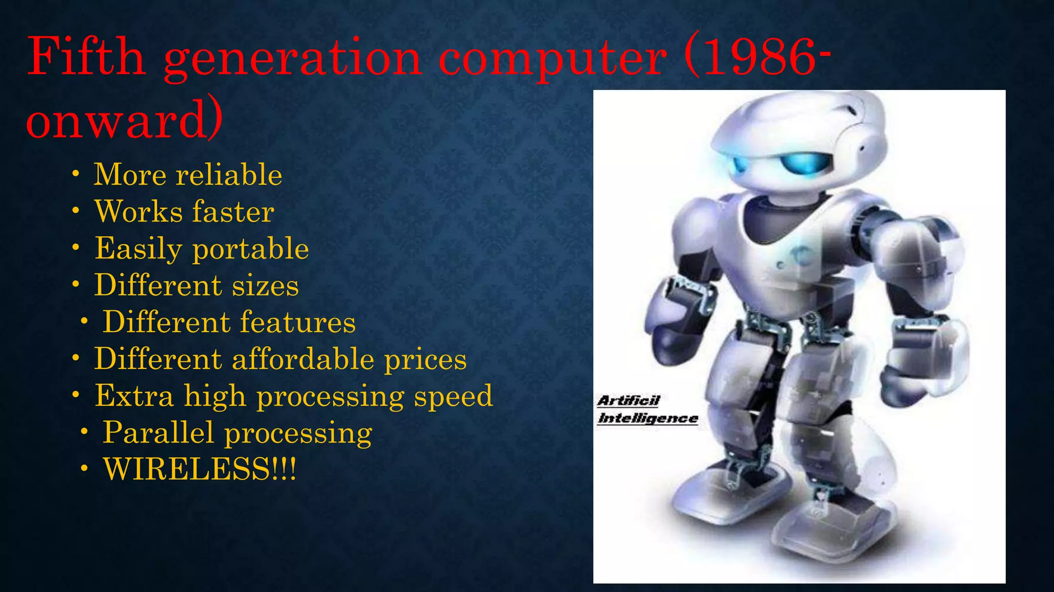 generations of cmputer | PPT