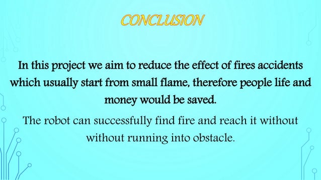 Fire Fighting Robot using arduino UNO PPT | PPTX