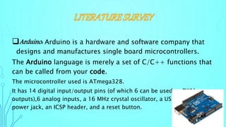 Fire Fighting Robot using arduino UNO PPT | PPTX