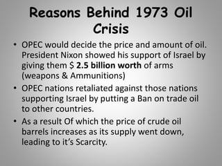 Oil Crisis | PPTX