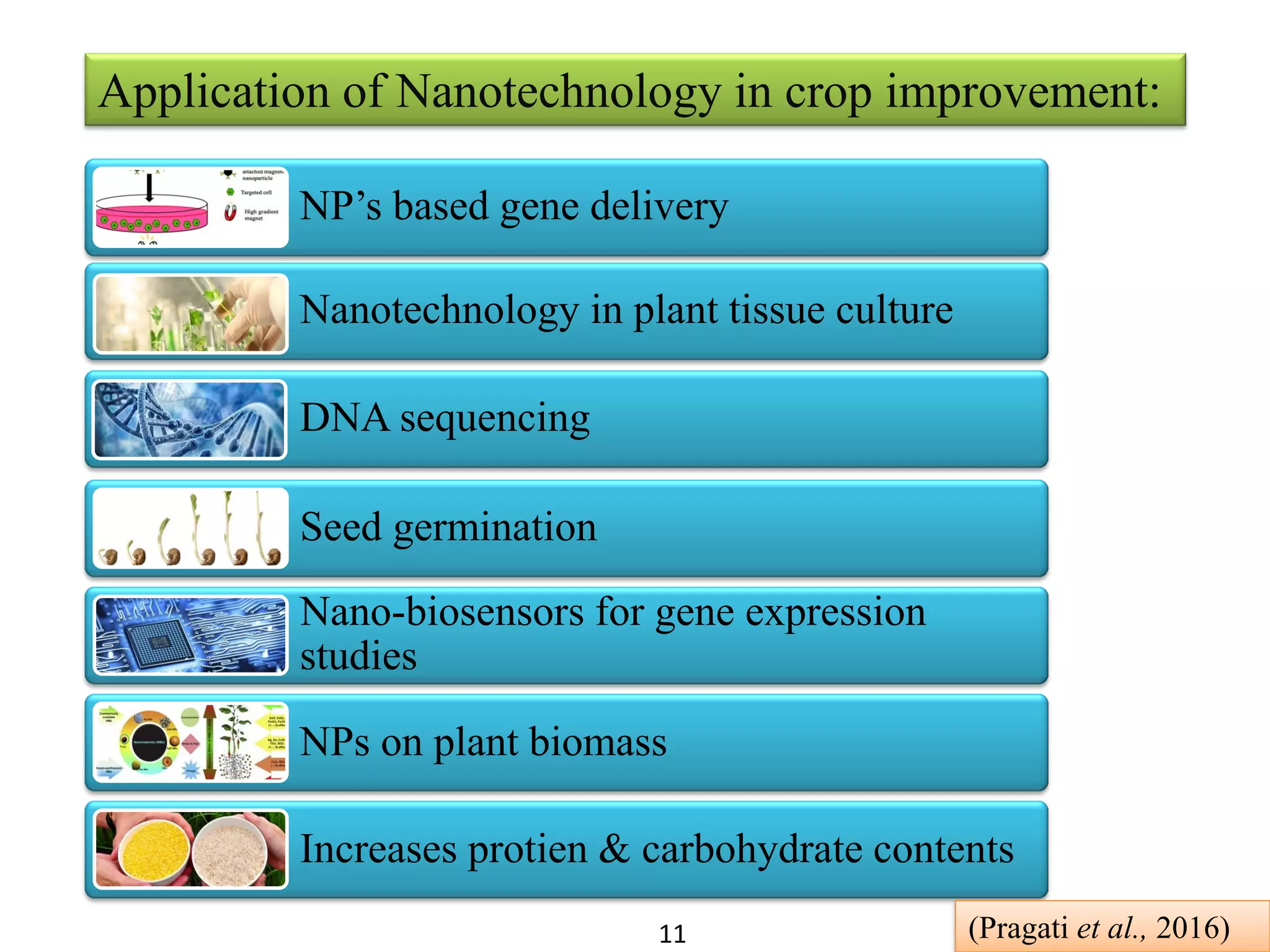 Nanotechnology for crop improvement | PDF