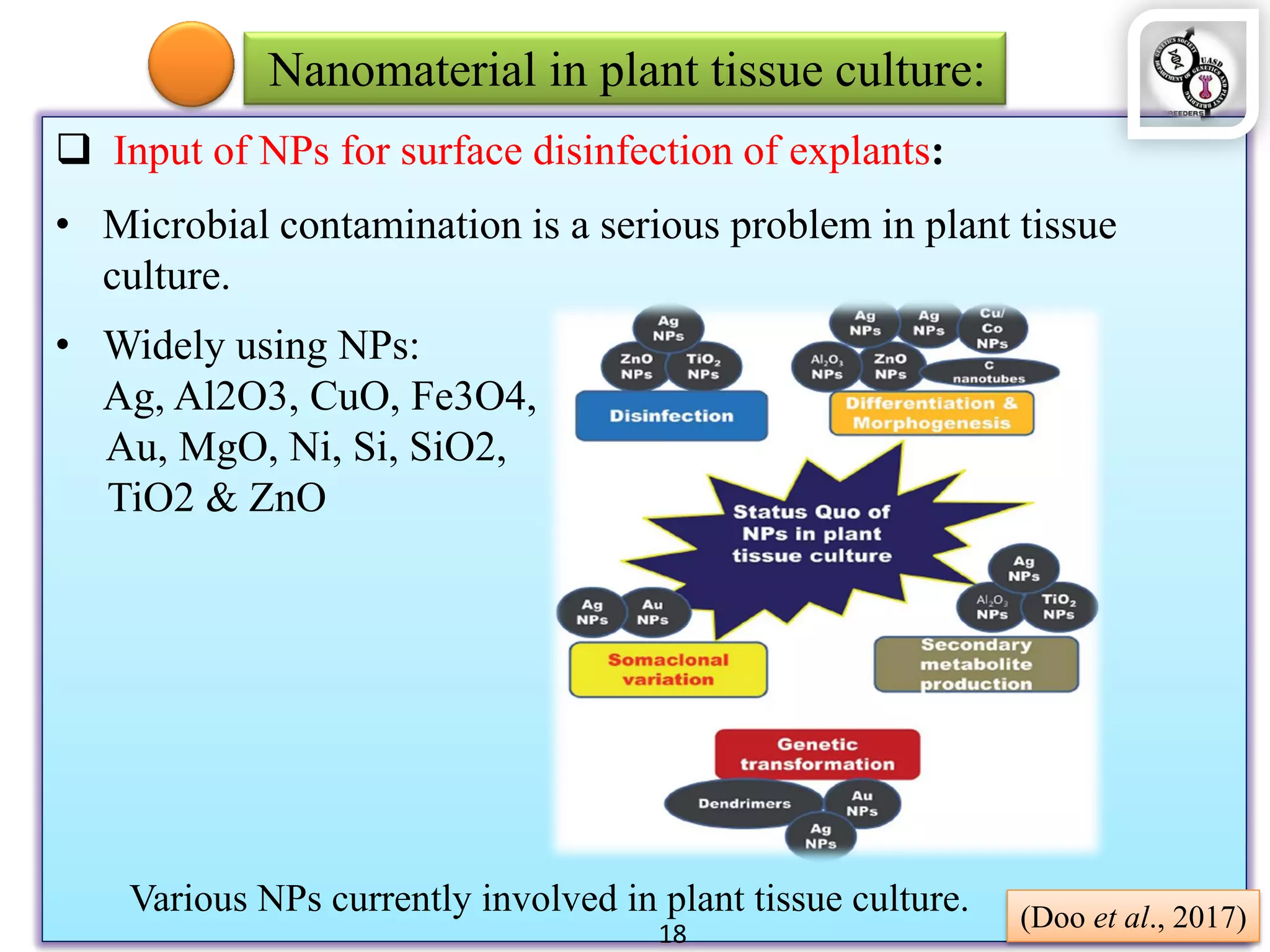 Nanotechnology for crop improvement | PDF