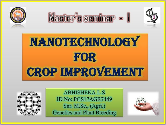 Nanotechnology for crop improvement | PDF