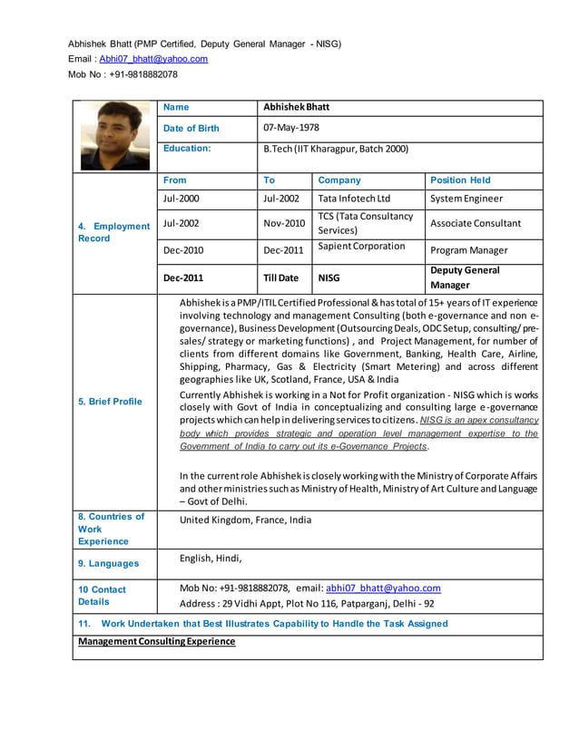 Abhishek bhatt cv_v1.1 | PDF