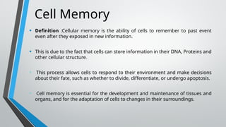 CELL MEMORY in agriculture gpb- PPT.pptx
