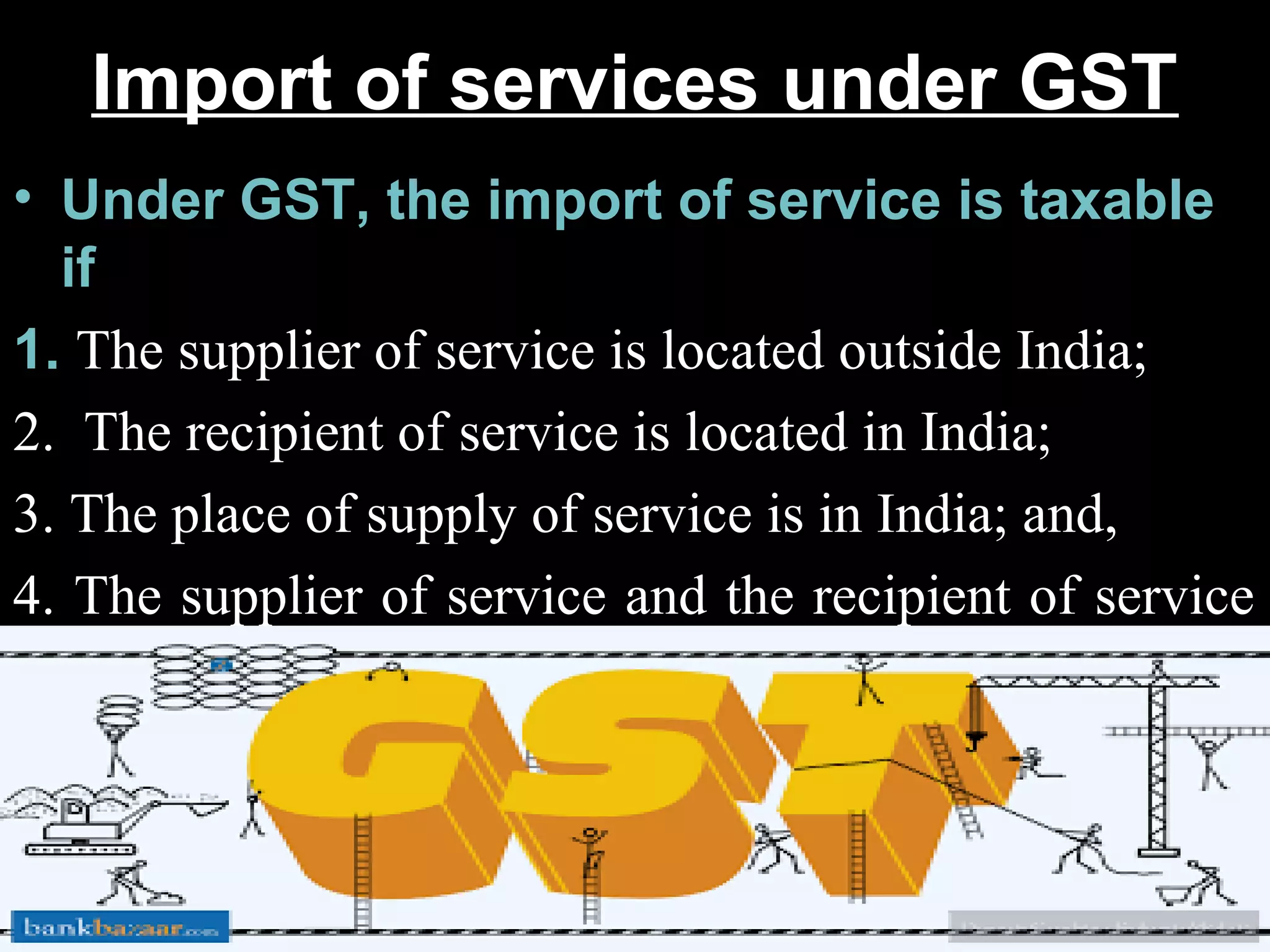 GST And Import - Export In India | PPT