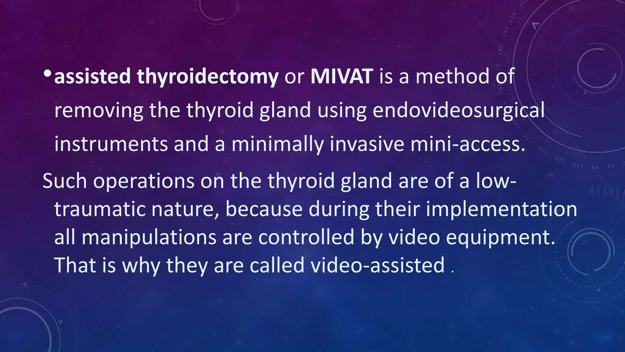 Operation in thyroid | PPTX