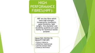 high performance fibre, hpf, | PPTX