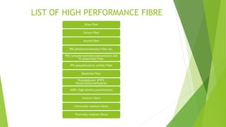 high performance fibre, hpf, | PPTX