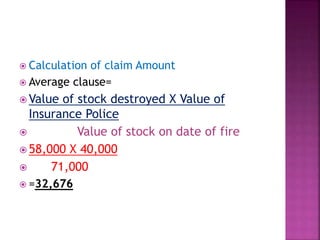 fire insurance | PPTX | Home Insurance | Insurance