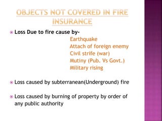 fire insurance | PPTX
