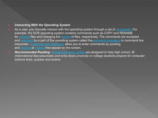 opreting system | PPT