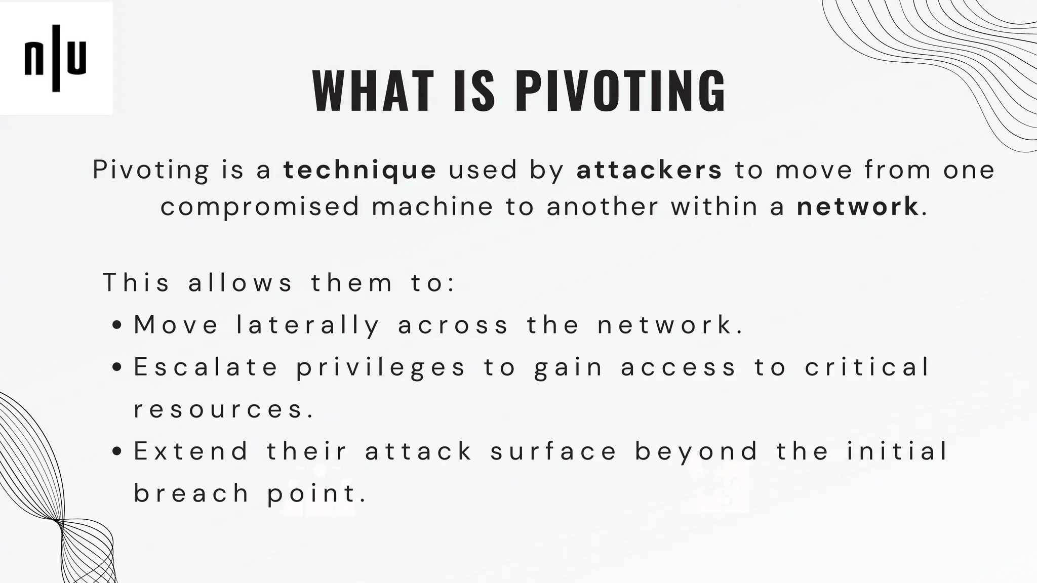Pivoting techniques with metasploit - Abhishek M L | PPT