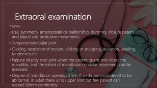 general and oral examination | PPTX