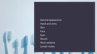 general and oral examination | PPTX