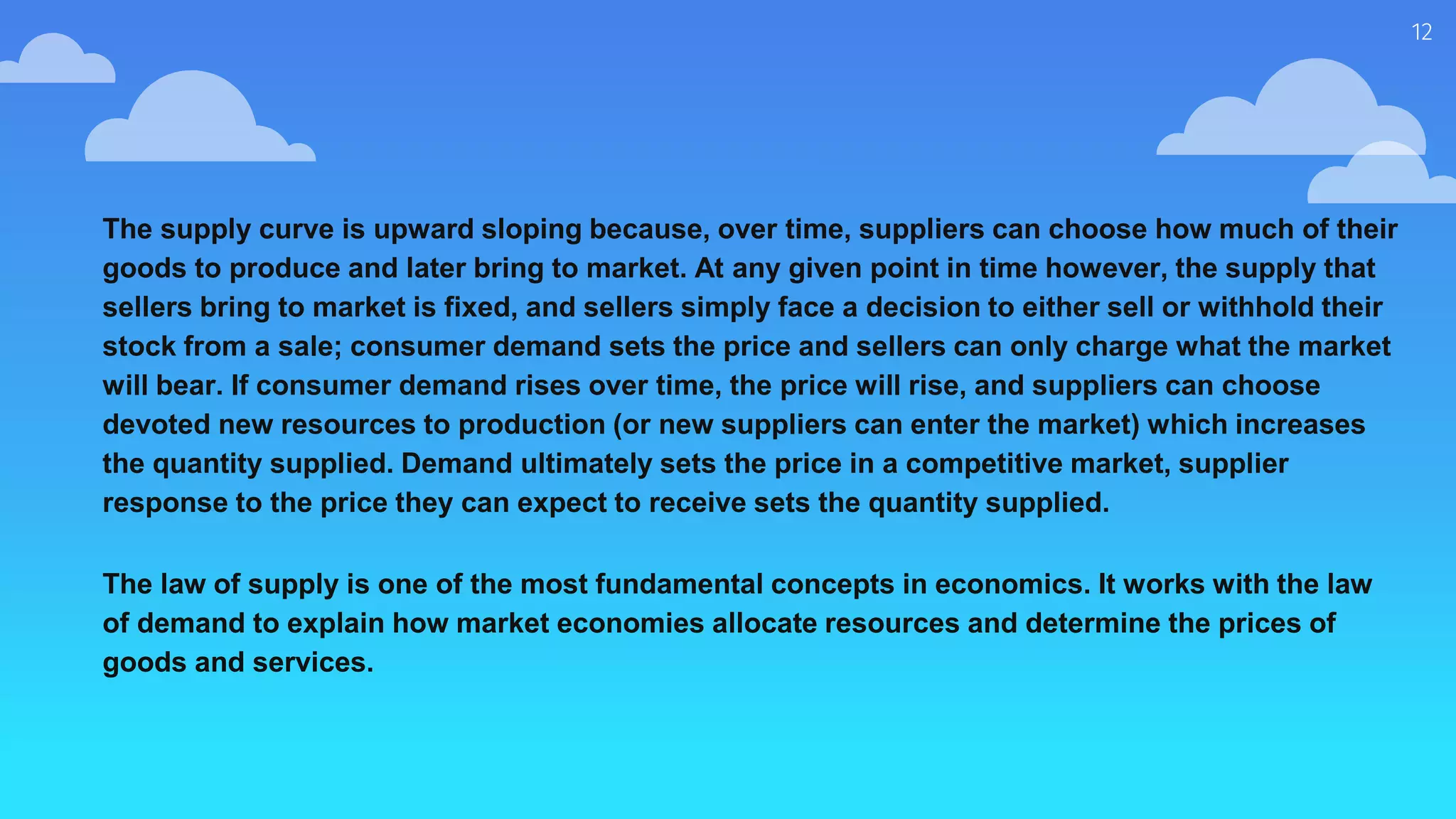 Law Of Supply PPT | PPTX