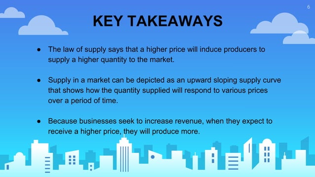 Law Of Supply PPT | PPTX