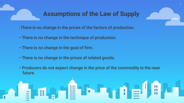 Law Of Supply PPT | PPTX